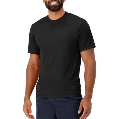 Hanes mens Sport Cool Dri Performance Tee fashion t shirts, Black, XX-Large US