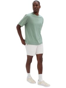 gap everyday soft relaxed pocket t-shirt sage l