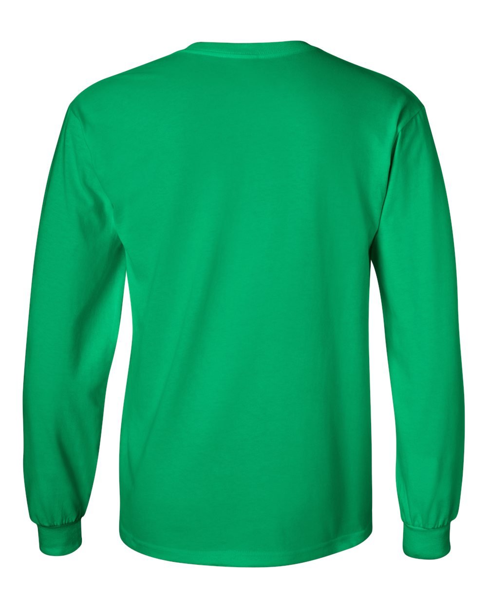 Gildan Ultra Cotton 6 Oz. Long-Sleeve T-Shirt (G240)- Irish Green,Large