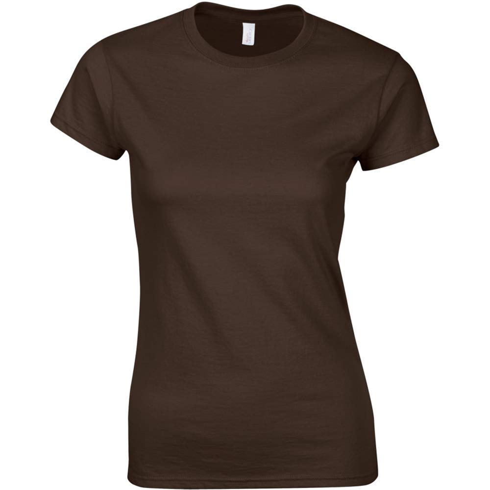 Gildan Men's Softstyle Ringspun T-Shirt - Small - Dark Chocolate