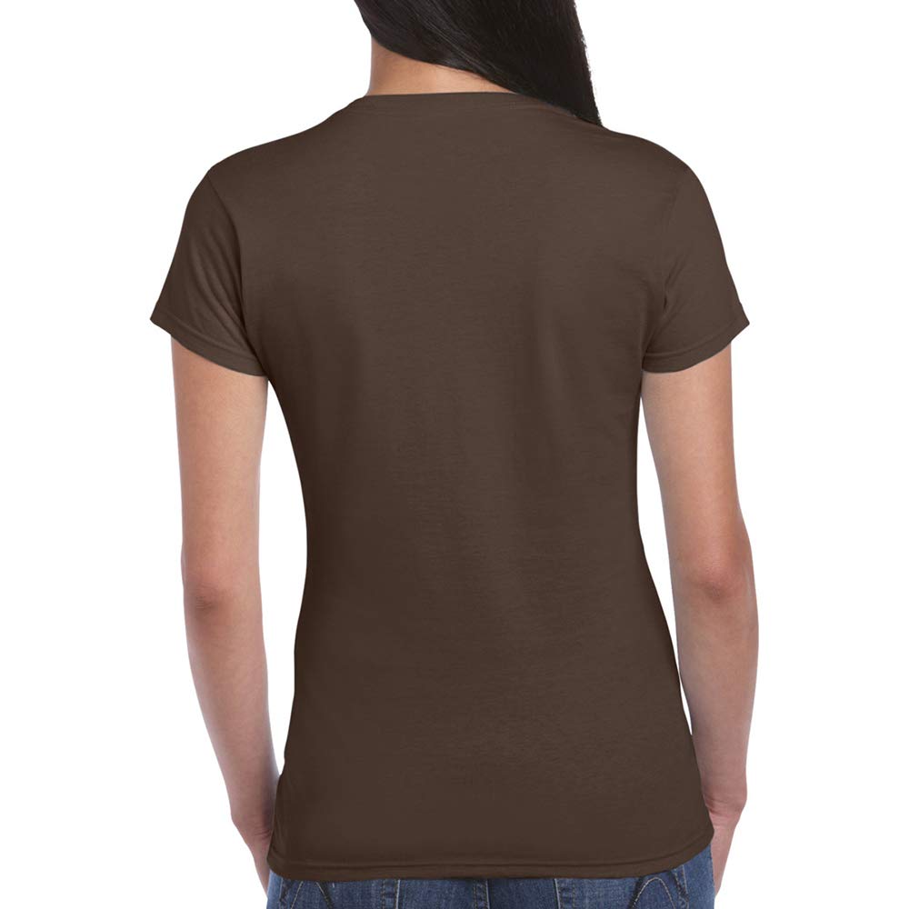 Gildan Men's Softstyle Ringspun T-Shirt - Small - Dark Chocolate