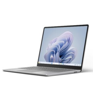 microsoft surface laptop go 3 (2023) - 12.4" touchscreen, thin & lightweight, intel core i5, 8gb ram, 256gb ssd ssd, with windows 11, platinum color copilot