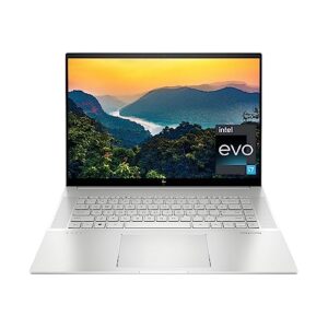 hp envy 16 inch laptop, wqxga 48-120hz display, intel evo powered by 13th generation intel core i7-13700h, 16 gb ram, 512 gb ssd, intel arc a370m graphics, windows 11 home, 16-h1010nr (2023), silver