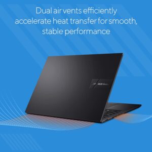 ASUS 2023 Newest Vivobook 16 Laptop, 16” WUXGA (1920x1200) 16:10 Laptop, Intel Core i5-1235U CPU, 40GB RAM, 2TB SSD, Intel UHD Graphics, Wi-Fi, Thin and Light, Windows 11 Home, Indie Black