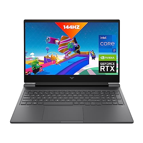 HP Victus 16 Laptop, FHD IPS 144Hz Display, 7ms Response Time, 13th Generation Intel Core i7-13700H, 16 GB RAM, 512 GB SSD, NVIDIA GeForce RTX 4060 GPU (8 GB), Windows 11 Home, 16-r0010nr (2023)