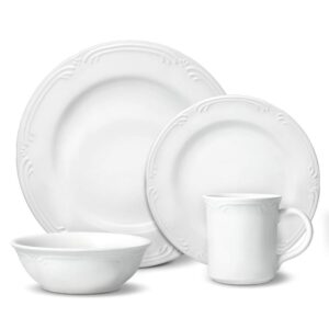 pfaltzgraff filigree 16 piece dinnerware set, service for 4