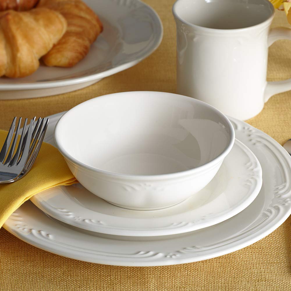 Pfaltzgraff Filigree 16 Piece Dinnerware Set, Service for 4