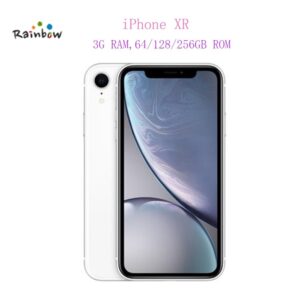 Unlocked Original Apple iPhone XR 6.1" Liquid Retina Fully LCD Display 4G LTE Apple Smartphone XR 128G / Coral