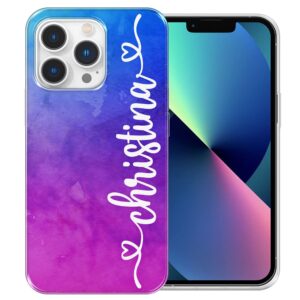 custom name phone case personalized customized case with name handwritten style clear cases compatible with iphone 14 pro max 13 pro 12 mini 11 xr xs (a)