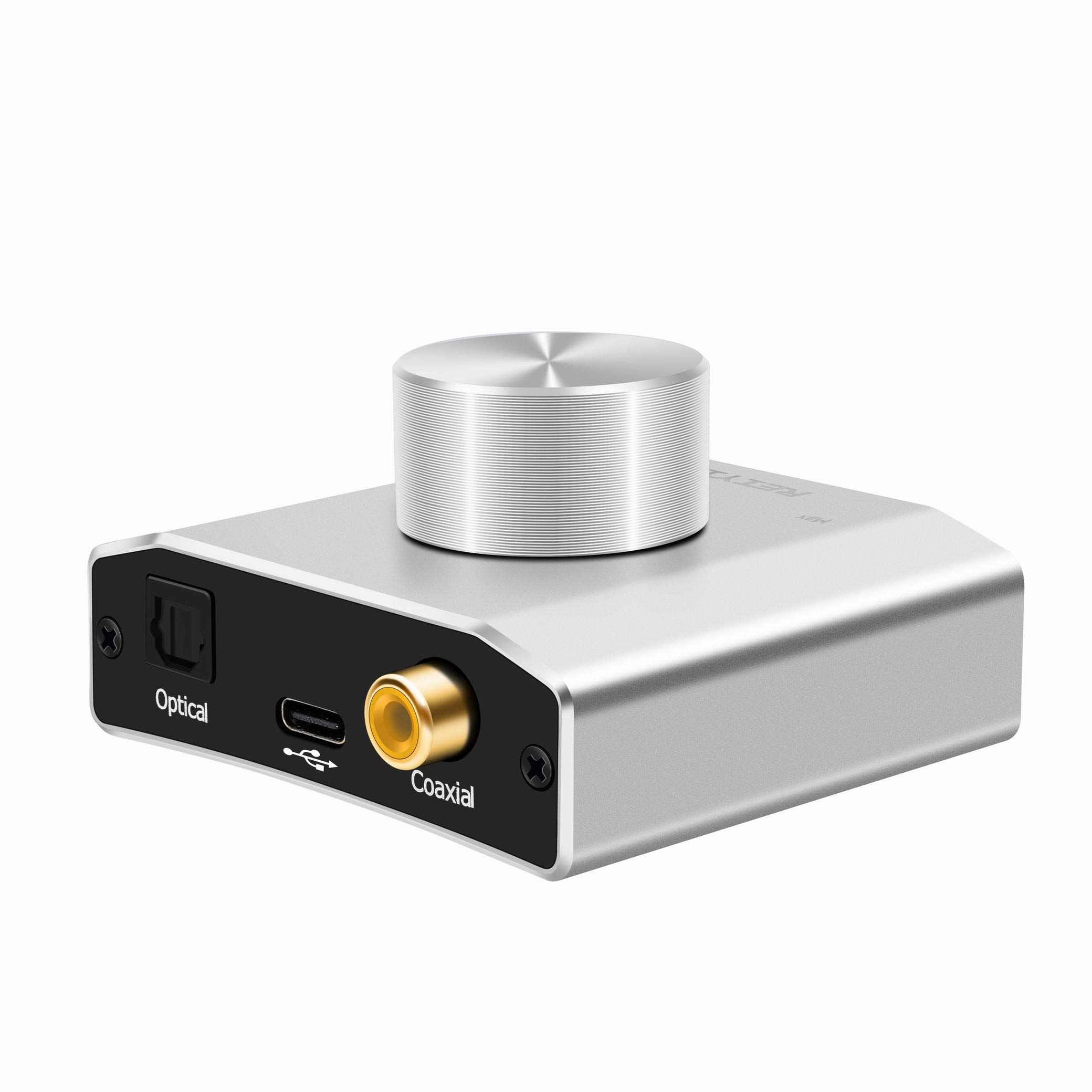 Reiyin DA-Super DAC USB Optical Coaxial to Analog Audio 192kHZ 24bit Converter Decoder Optional Bass