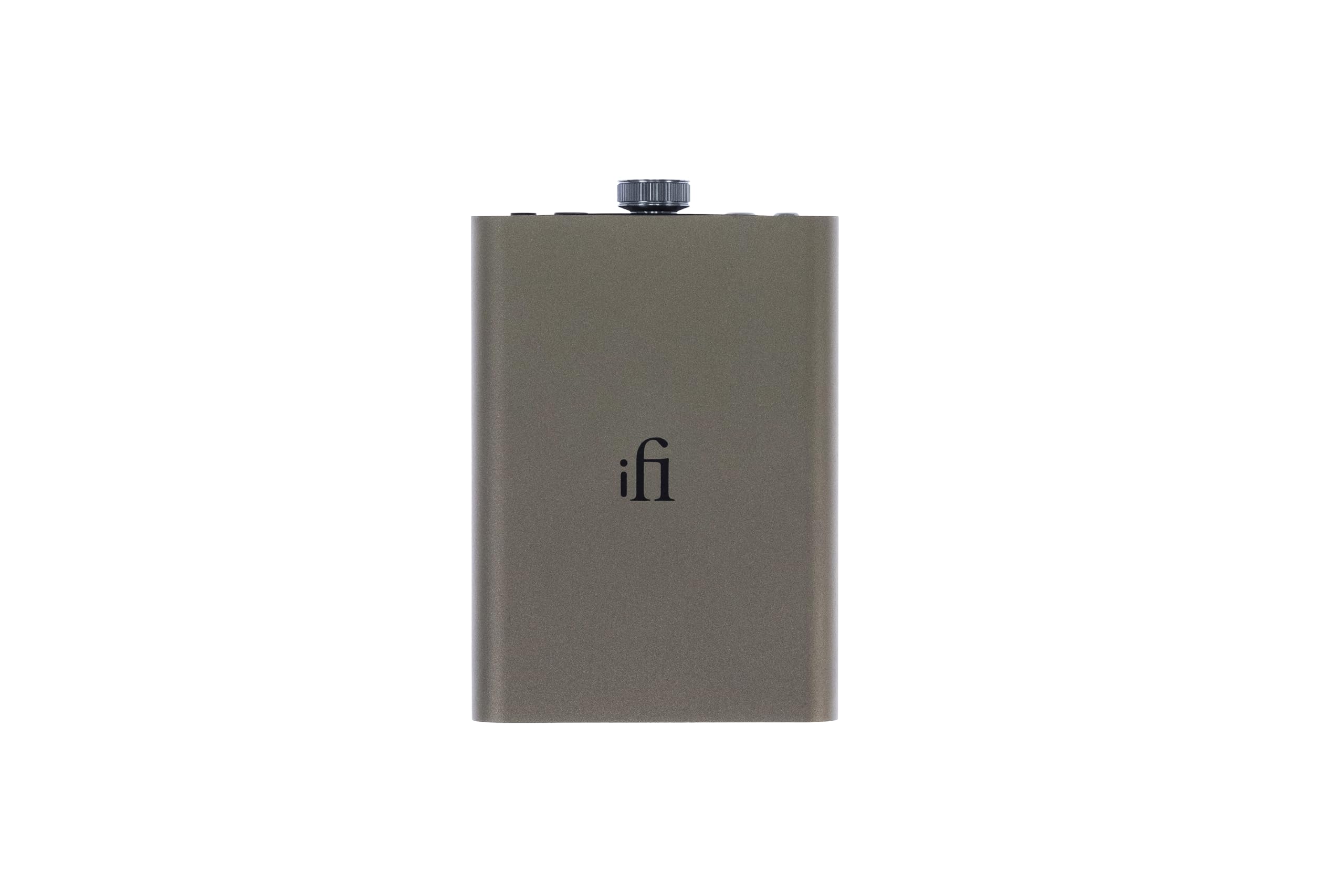 iFi hip-dac3 - Portable Hi-Res DAC/Headphone Amp - True Balanced Circuit, 400mW Output, Dual USB-C, PCM 384kHz/DSD256/MQA Decoding, XBass Analog Enhancement, PowerMatch, iEMatch & up to 12hrs Playtime