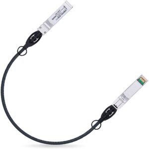 10g sfp+ twinax cable, direct attach copper(dac) passive cable, 0.3m (0.98ft), for cisco sfp-h10gb-cu0.3m, meraki, ubiquiti, mikrotik, intel, fortinet, netgear, d-link, supermicro, tp-link