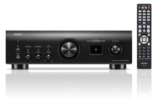 Denon PMA-1700NE Integrated Amplifier (140W x 2), Built-in USB-DAC & Phono Equalizer, Analog Mode, Ultra-High Current Power Circuit, Advanced AL32 Processing Plus, Hi-Res Audio, Black