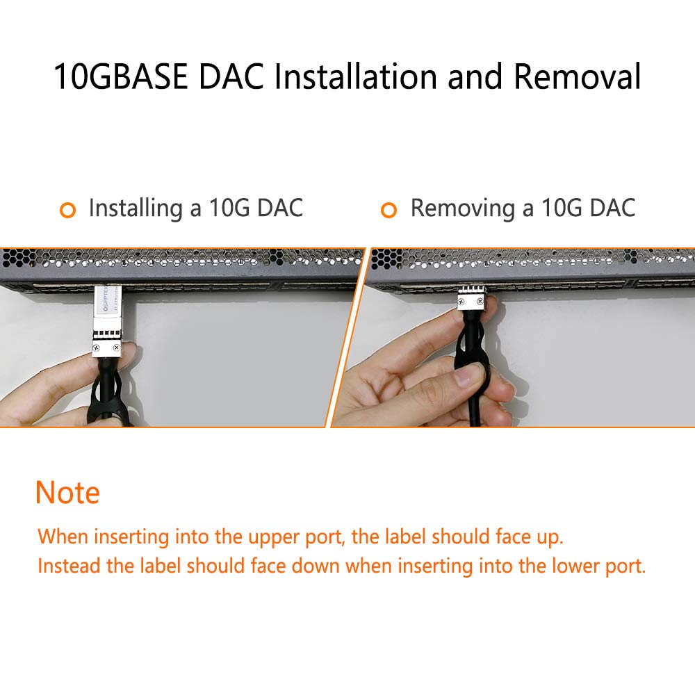 6COM 10G SFP+ DAC Cable, 1 M (3.3ft) Passive Twinax Cable, Direct Attach Copper, SFP+ to SFP+, 10GBASE-CU Cable for Cisco, Ubiquiti, D-Link, Supermicro, Netgear, Mikrotik, 1 Meter