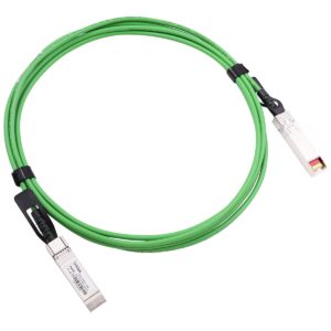 [green colored] 3m 10g sfp+ dac twinax cable, 10gbase-cu sfp+ copper cable, compatible for cisco sfp-h10gb-cu3m, ubiquiti, juniper, mellanox, mikrotik, netgear, supermicro, open source switches