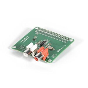 hifiberry dac+ light controller card - high resolution digital-analog sound card for raspberry pi