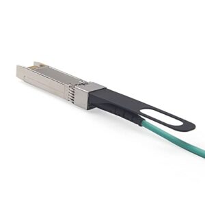 10G SFP+ AOC Cable - 10GBASE SFP+ Active Optical Cable, OM3 MMF Direct-attach Fiber Cable with SFP+ connectors, for Cisco SFP-10G-AOC5M, Ubiquiti UniFi, Mikrotik, D-Link, Supermicro, Netgear, 5m(16ft)