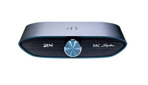 ifi zen dac signature v2 hifi desktop dac (digital analog converter) with usb3.0 b input/outputs 4.4mm balanced/rca