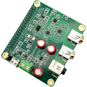 raspberry pi hifi dac pro hat es9038q2m audio card pcm dsd lossless high resolution digital-to-analog converter adapter for raspberry pi 5 4 3b+ 3b zero w zero