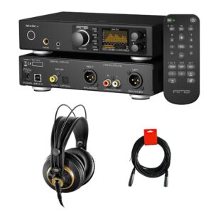 rme adi-2 dac fs pcm/dsd 768 khz signal converter with akg k240 studio pro headphones & xlr cable bundle