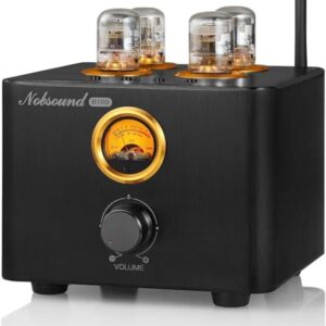 Nobsound B100 Bluetooth 5.0 Tube Amplifier USB DAC Coax/Opt Integrated Power Amp