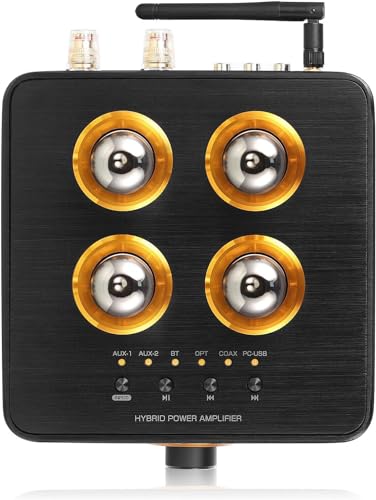 Nobsound B100 Bluetooth 5.0 Tube Amplifier USB DAC Coax/Opt Integrated Power Amp