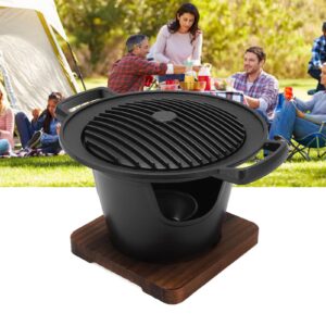 Outdoor Grill Stove Mini Grill Set Desktop Portable Grill Portable Die-casting Aluminum charcoal brazier Grill Non-stick Grill Cast Aluminum Small Grill Non-stick Food Grade Picnic Camping