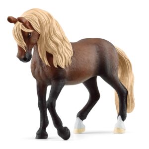 schleich horses 2023, horse club for girls and boys paso peruano stallion horse toy figurine, ages 5+