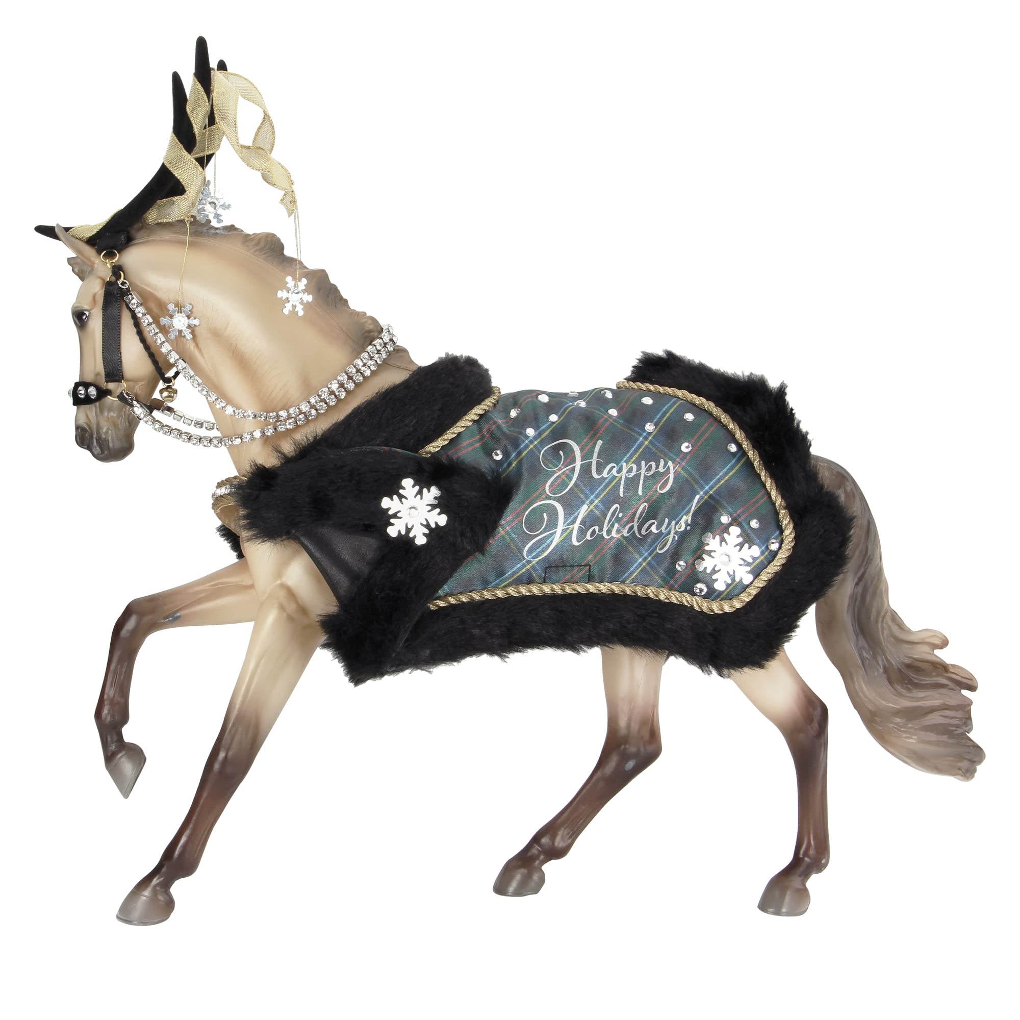 Breyer Horses 2023 Holiday Collection | Traditional Series Holiday Horse - Highlander | Model #700126