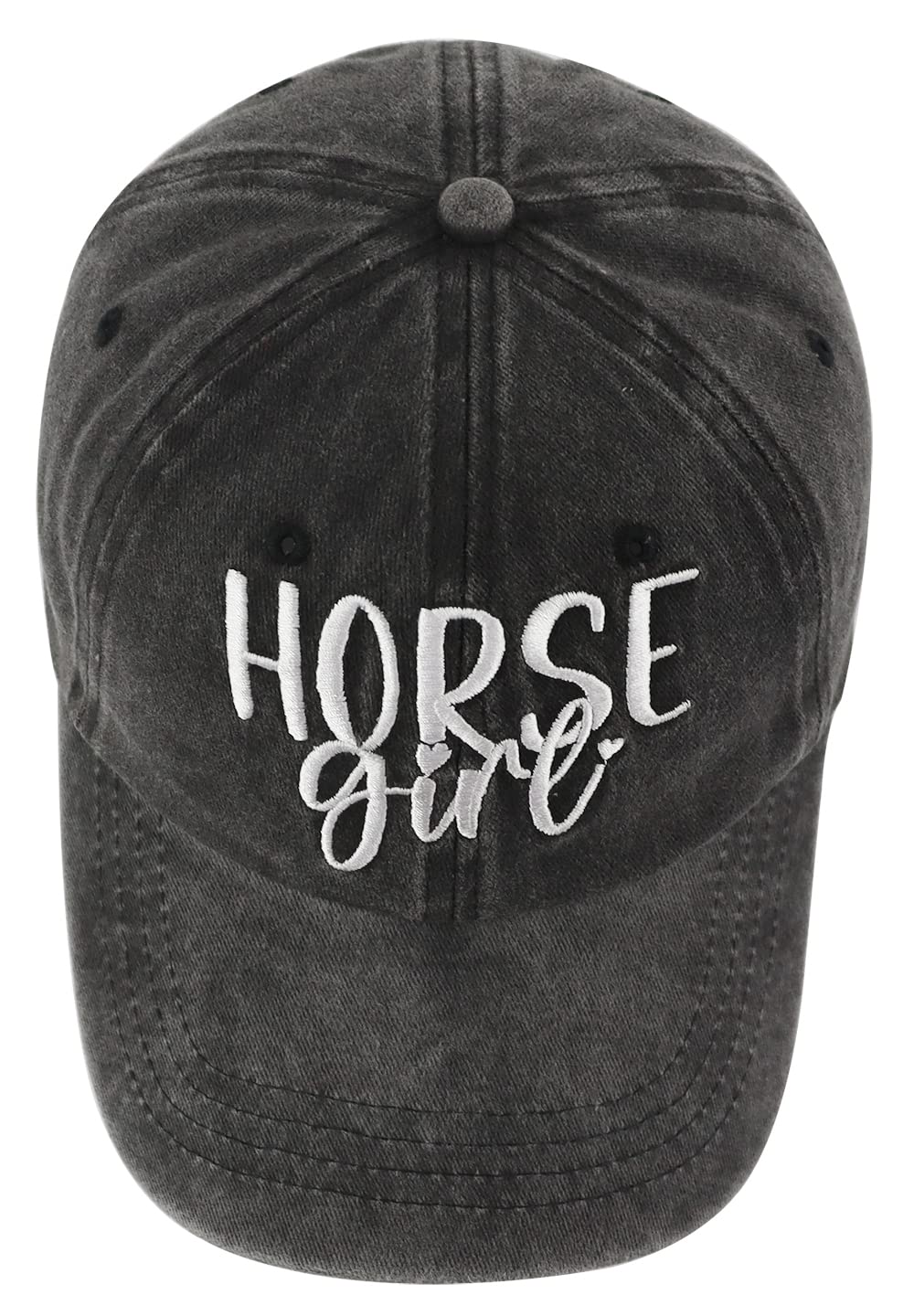 Horse Gifts for Girls Women, Funny Animal Lover Horse Hat, Adjustable Cotton Embroidered Horse Party Decorations Baseball Cap, Retirement Birthday Gifts for Mom Wife Grandma Friend Farmer Ranch Owner