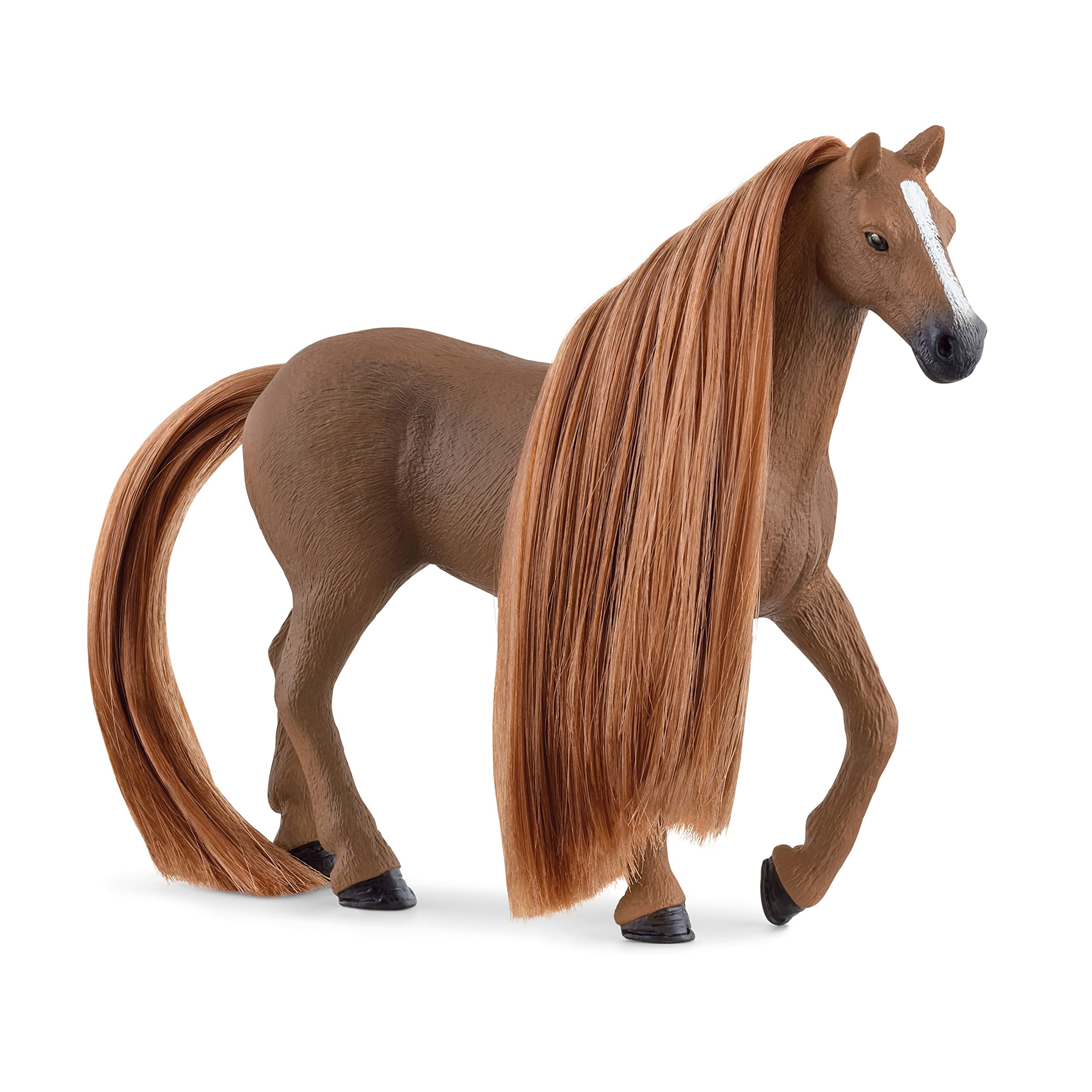 Schleich Horse Club Sofia's Beauties English Thoroughbred Mare Playset - Realistic Toy Figure with Brushable Hair and Accessories, Fun and Imaginative Play for Boys and Girls, Gift for Kids Ages 5+