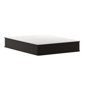 flash furniture dream 12" hybrid spring and foam mattress in a box, high density foam and spring hybrid mattress, queen