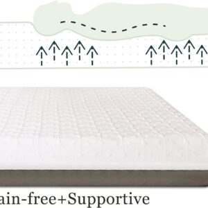 Full Size Mattress, 8 inch Sleep Gel Memory Foam Mattress, Medium Firm Feel Mattress Bed in a Box for Cooler Sleep Supportive & Pressure Relief, Ergonomic Mattress, CertiPUR-US Certified (Full)