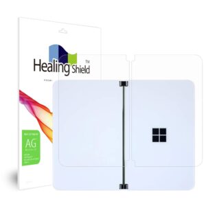 muellery healingshield screen protector anti-fingerprint anti-glare matte film compatible with microsoft surface duo [back 1pc]