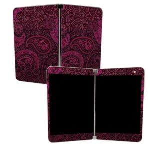 mightyskins skin for microsoft surface duo - paisley | protective, durable, and unique vinyl decal wrap cover | easy to apply, remove, and change styles | made in the usa