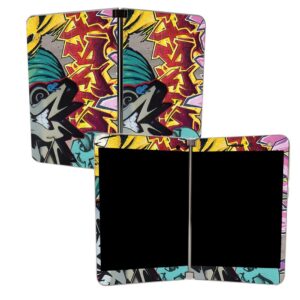 mightyskins skin for microsoft surface duo - graffiti wild styles | protective, durable, and unique vinyl decal wrap cover | easy to apply | made in the usa