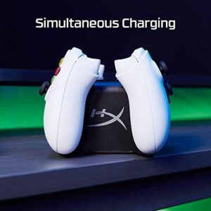 HyperX ChargePlay Duo - Charging Station for Xbox Series X|S and Xbox One Wireless Controllers, Includes Two 1400mAh Rechargeable Battery Packs and Additional Battery Doors