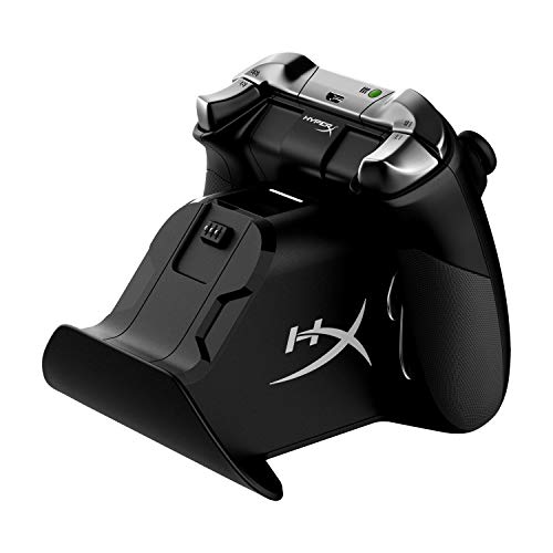 HyperX ChargePlay Duo - Charging Station for Xbox Series X|S and Xbox One Wireless Controllers, Includes Two 1400mAh Rechargeable Battery Packs and Additional Battery Doors