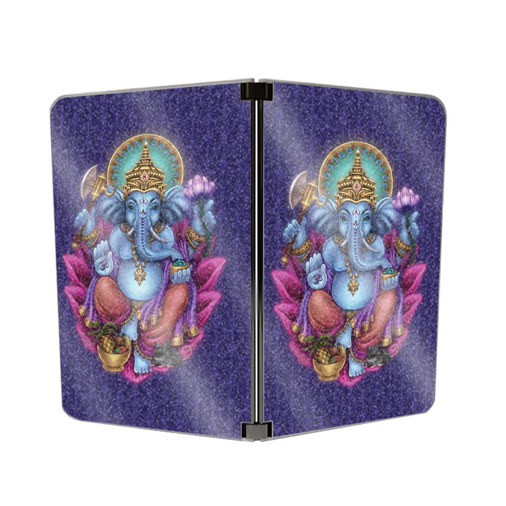 MIGHTY SKINS MightySkins Glossy Glitter Skin for Microsoft Surface Duo - Ganesha Elephant | Protective, Durable High-Gloss Glitter Finish | Easy to Apply, Remove, and Change Styles | Made in The USA