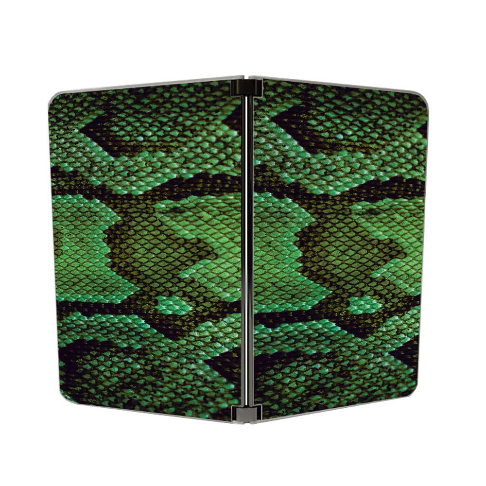 MightySkins Skin Compatible with Microsoft Surface Duo - Green Serpent | Protective, Durable, and Unique Vinyl Decal wrap Cover | Easy to Apply, Remove, and Change Styles | Made in The USA