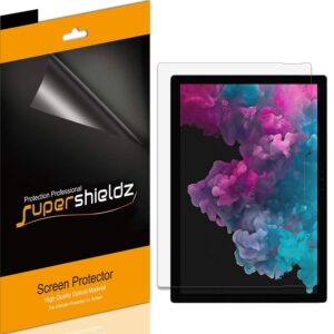 supershieldz (3 pack) designed for microsoft surface pro 7 plus, surface pro 7, surface pro 6, surface pro 5 and surface pro 4 screen protector, anti glare and anti fingerprint (matte) shield