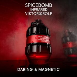 Viktor&Rolf - Spicebomb Infrared Eau de Parfum - Woody & Spicy - Cologne for Men - With Notes of Leather & Cinnamon - 3 Fl Oz