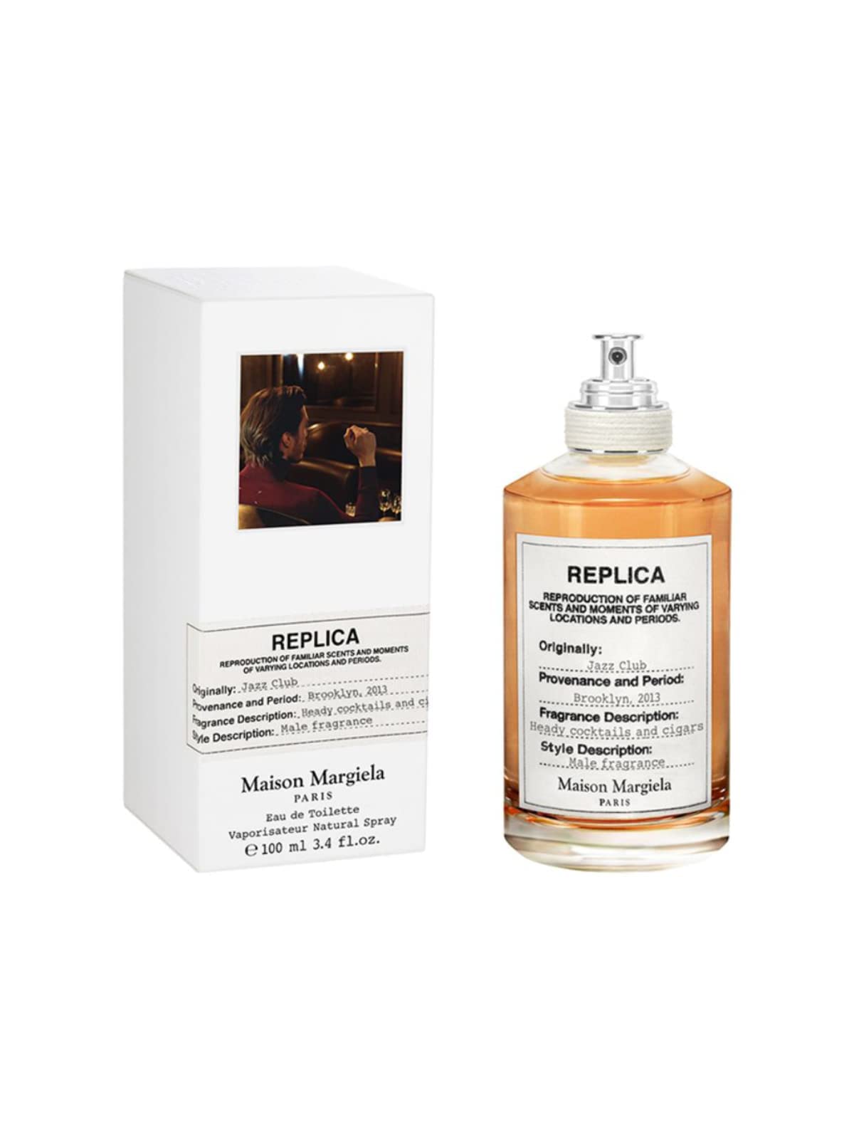 Maison Martin Margiela 'Replica' Jazz Club EDT for Men 100ml Rare,3.38 Fl Oz (Pack of 1)