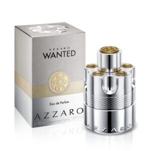 azzaro wanted eau de parfum - energizing & intense mens cologne - woody, aromatic & spicy fragrance - juniper berries, sage, vetiver - lasting wear - luxury perfumes for men - travel size, 1.6 fl. oz