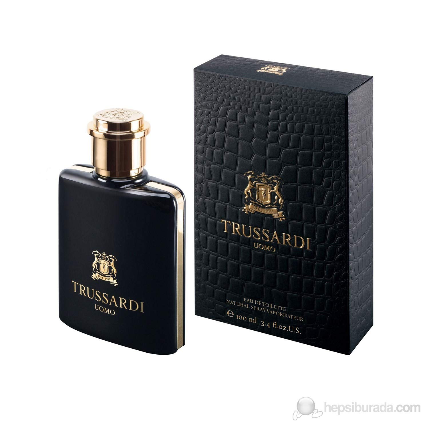 Trussardi Uomo Eau de Toilette Spray for Men, 3.4 Ounce