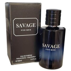 4 Pack Savage for Men | Inspired perfume |- 3.4 Oz Men's Eau De Parfum Spray & Eau de Toilette Spray - Refreshing & Warm Masculine Scent /100ml each (Pack of 4)