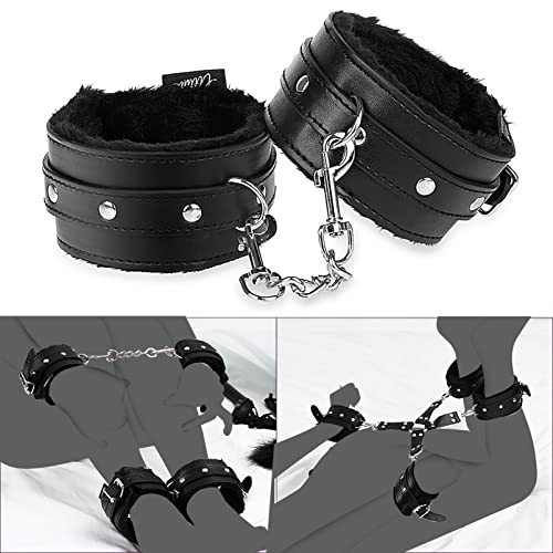 UTIMI Bondage for Sex 11 Pcs BDSM Leather Bondage Sets Restraint Kits for Women and Couples