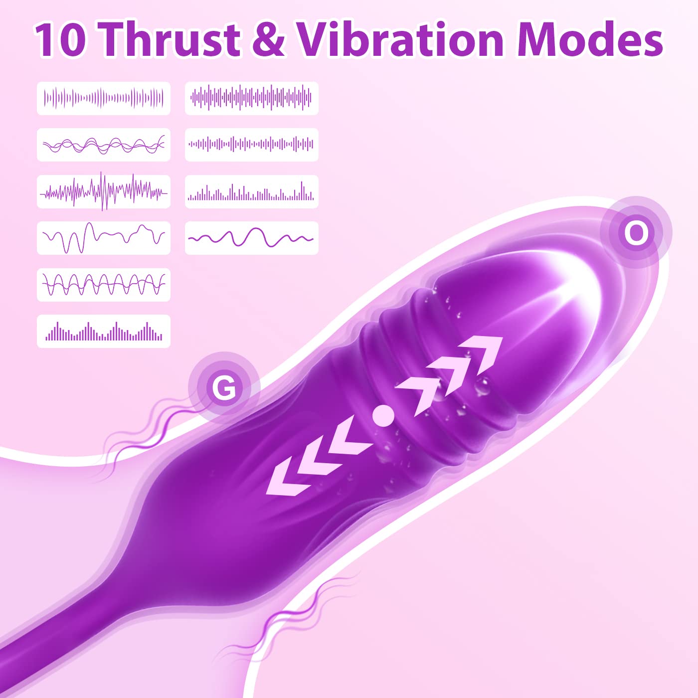 Rose Sex Stimulator for Woman, Tongue Licking Rose Toy Thrusting Anal Butt Plug with 4 * 10 Modes, Vlatne 4 in 1 Clitoral Vibrator Nipple Susker, Adult Sex Toys & Games, Sex Toys for Women Pleasure…