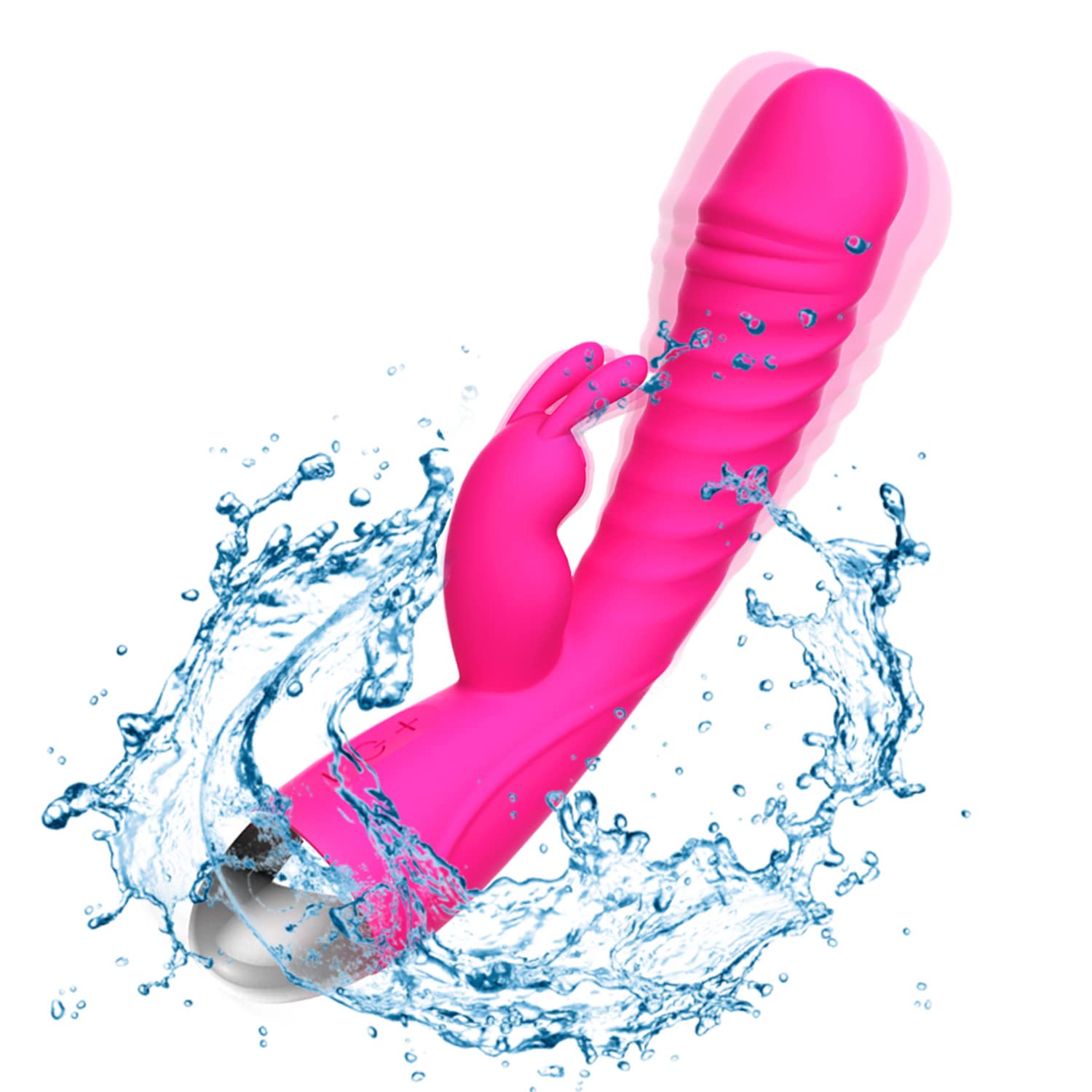 2024Rabbit Vibrator Sex Toys for Women, Clitoral Vibrating G Spot Vibrators 8 Modes, Waterproof Adult Toys Stimulator for Female & Couples