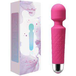 rechargeable personal massager -adult toys wand massager-rose pink sex toy vibrators -g-spot vibrator clit- quiet small vibrator for women & men - sex toys for women (pink)